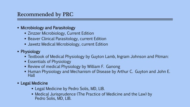 Philippine physician licensure exam primer | PPTX