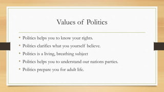 what is politics? for HUMSS 12 senior high | PPTX | Politics