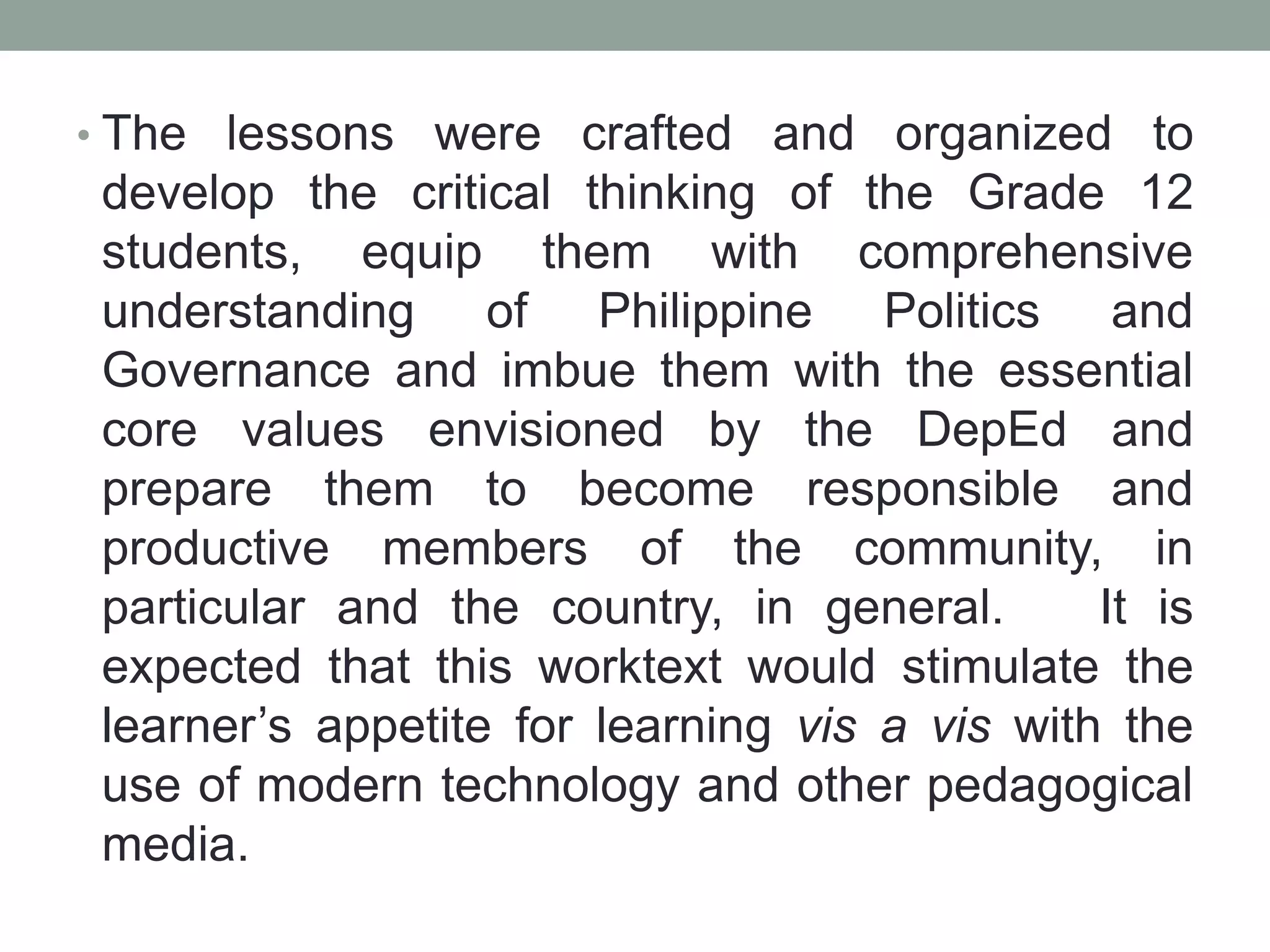 PHILIPPINE POLITICS AND GOVERNANCE.pptx