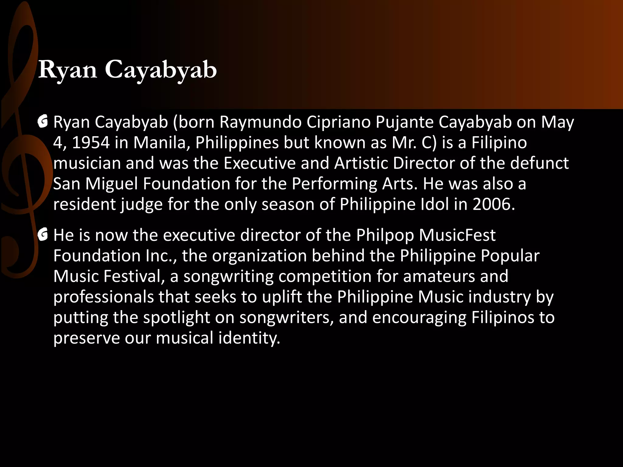 Philippine Popular Music | PPTX