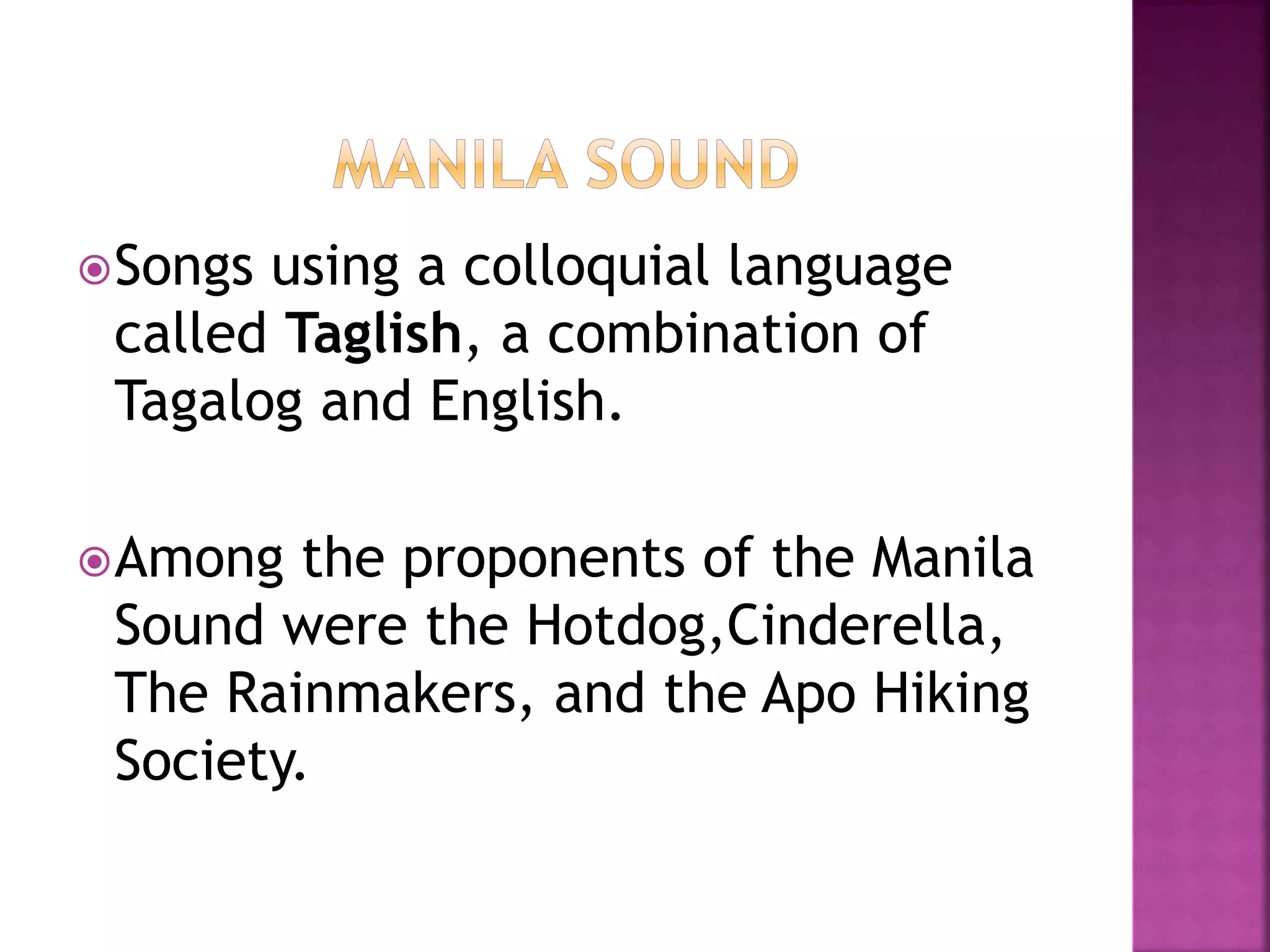 Philippine Popular Music | PPTX