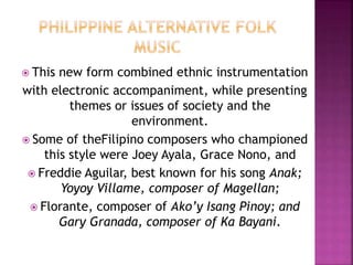 Philippine Popular Music | PPTX