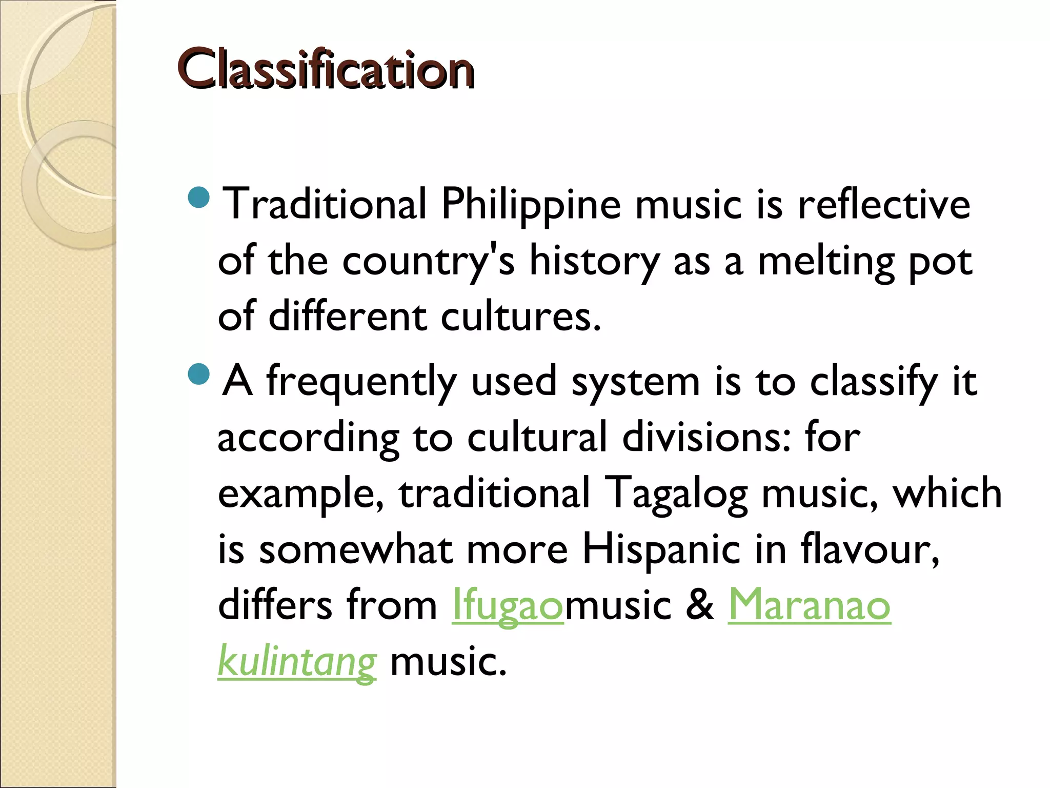 Philippine pre – colonial folk songs | PPT