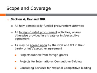 Philippine procurement system | PPT