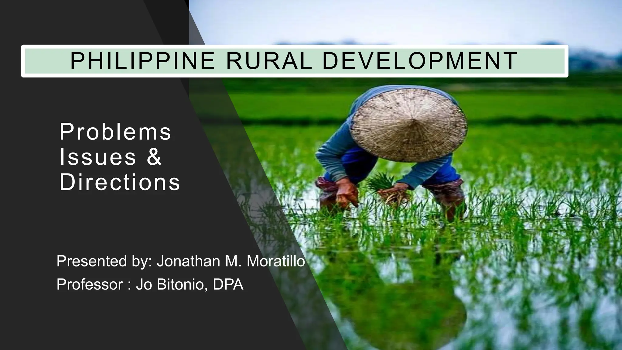 MPA 213 : Philippine Rural Development | PPTX