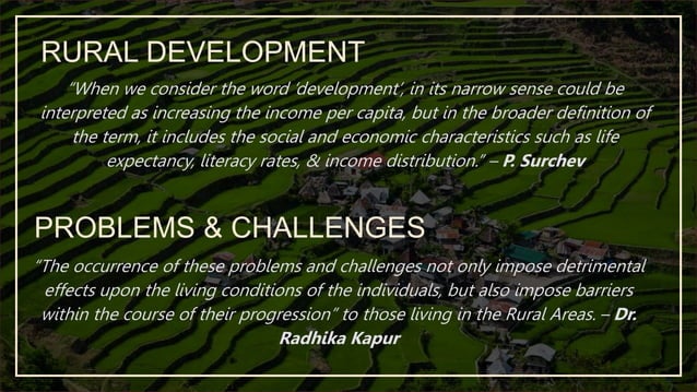 Philippine Rural Development Problems Issues and Directions.pptx ...