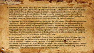 Philippines-Cartoons in the history of the philippines | PPTX