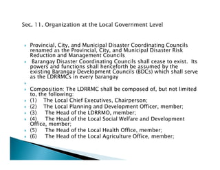 Philippines - disaster risk and management act | PDF