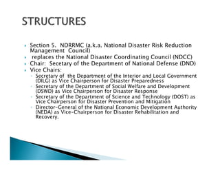 Philippines - disaster risk and management act | PDF