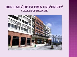 Philippines our lady of fatima university | PDF