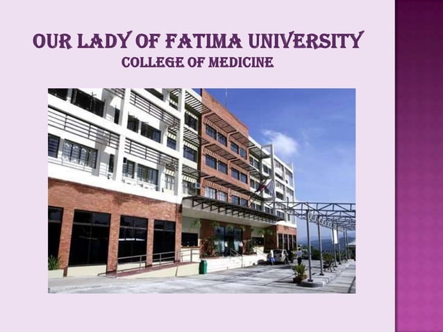 Philippines our lady of fatima university | PPT