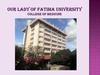Philippines our lady of fatima university | PPT
