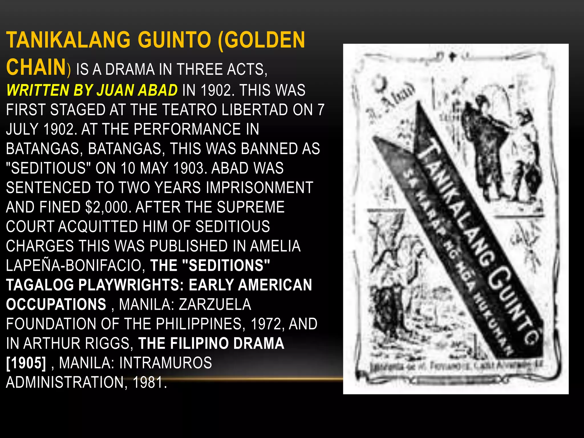 Philippines theatrical-plays-aljun | PPTX