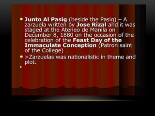 Philippines theatrical-plays-aljun | PPTX