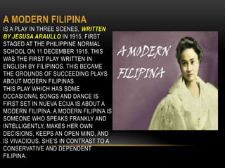 Philippines theatrical-plays-aljun | PPTX