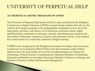 Philippines university of perpetual help system | PDF