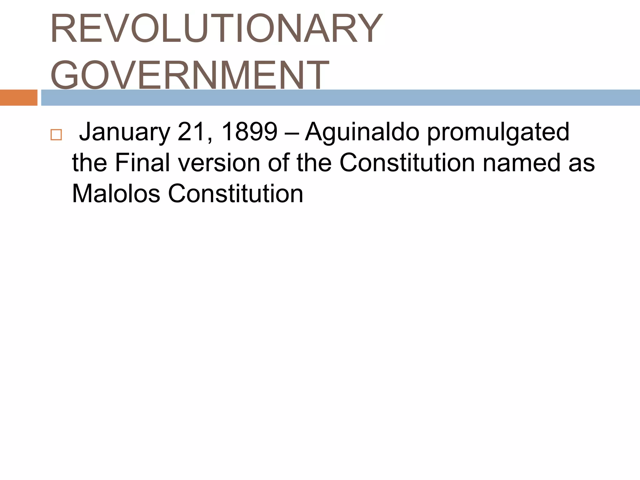 Philippines 1897 1899 | PPTX