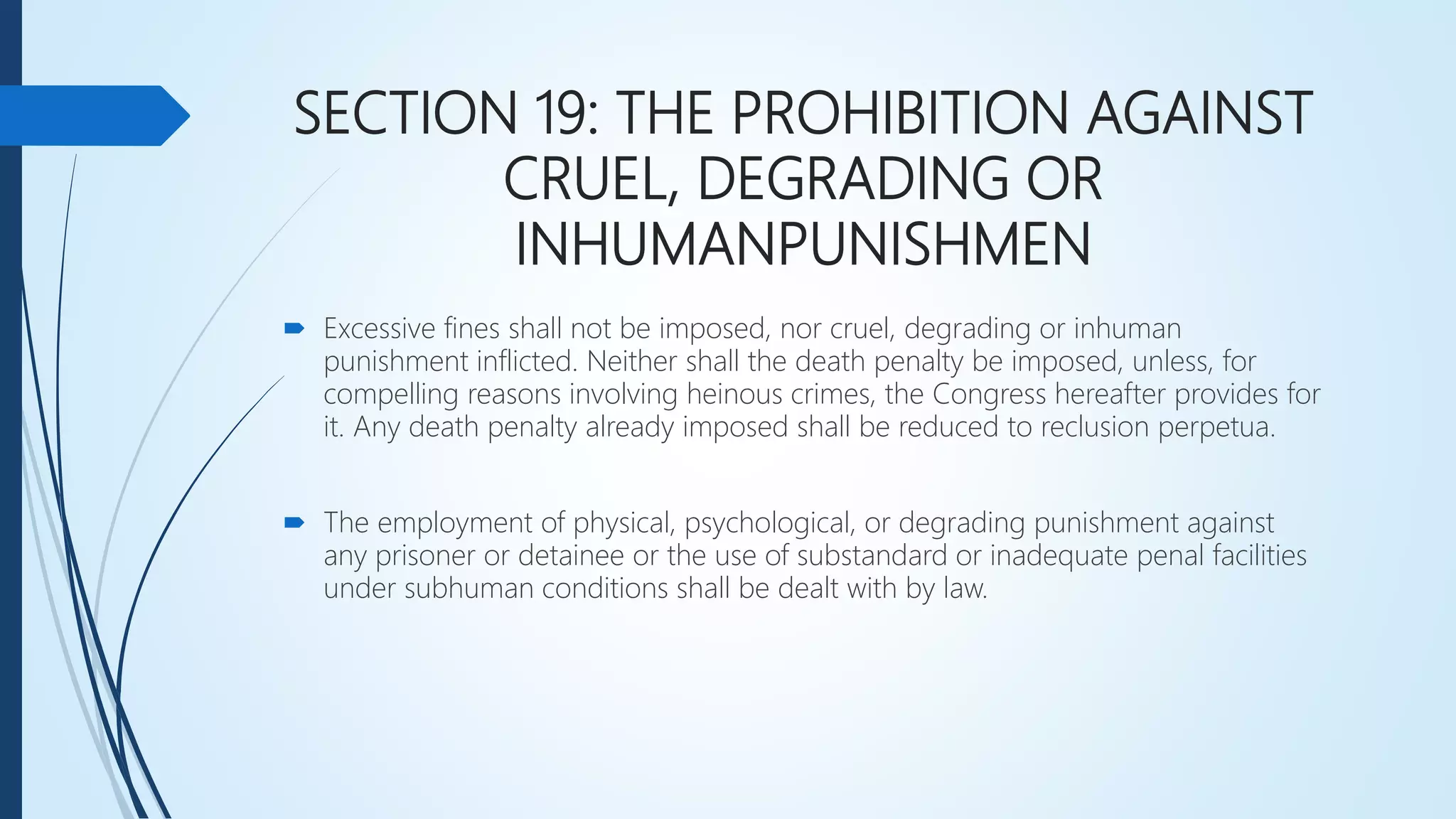 Philippines bill of rights | PPTX