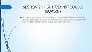 Philippines bill of rights | PPTX