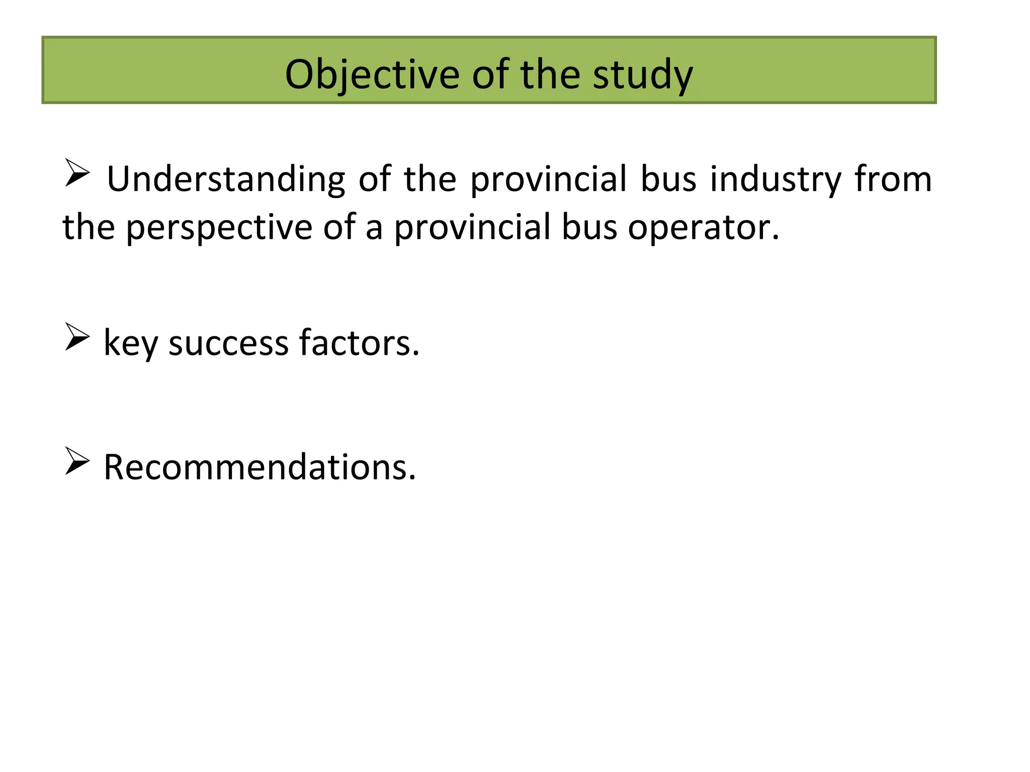 Philippines provincial bus industry | PPT