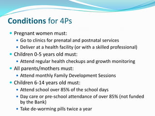 Pantawid Pamiliyang Pilipino Program - Conditional Cash Transfer (The ...