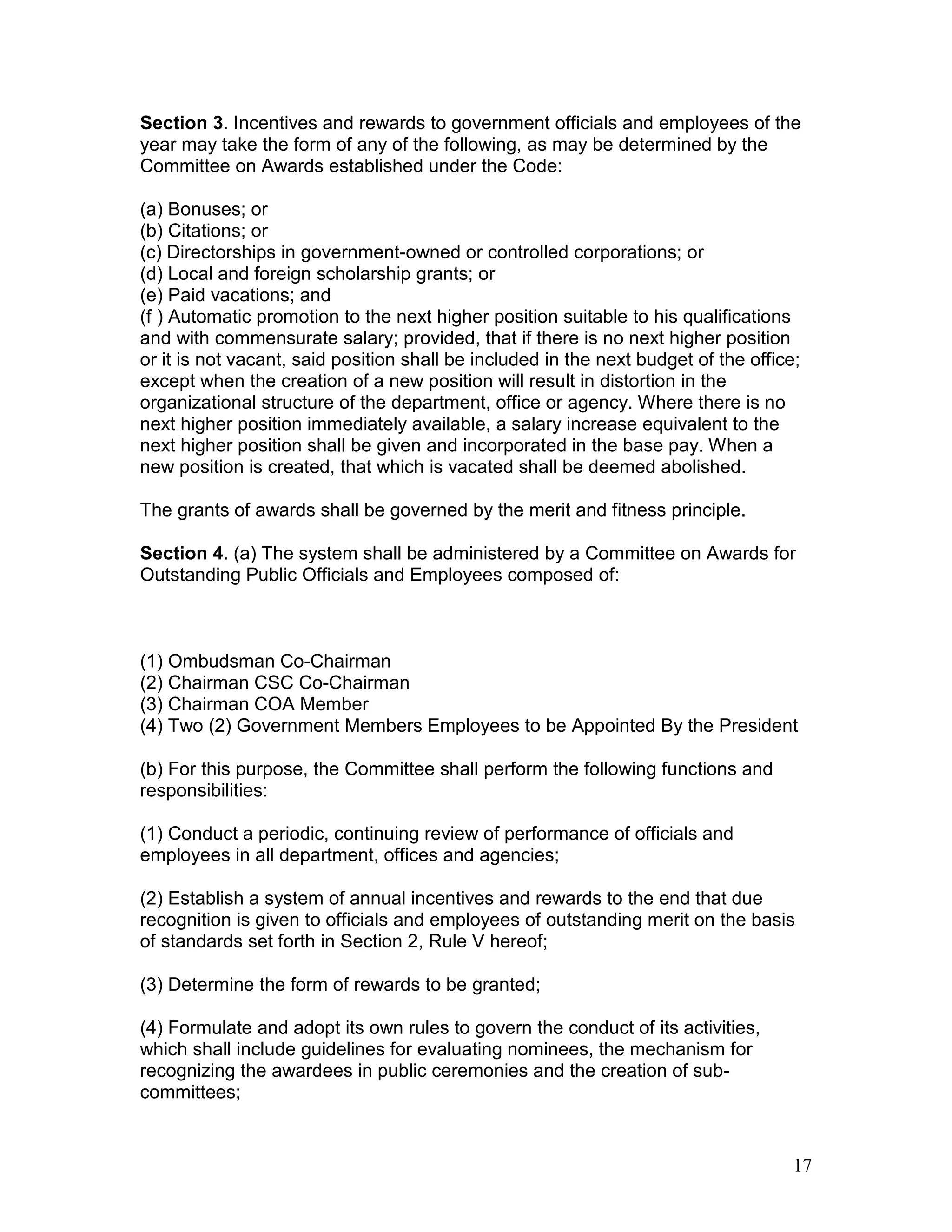 Philippines Code of Conduct and Ethical Standards for Public Officials ...