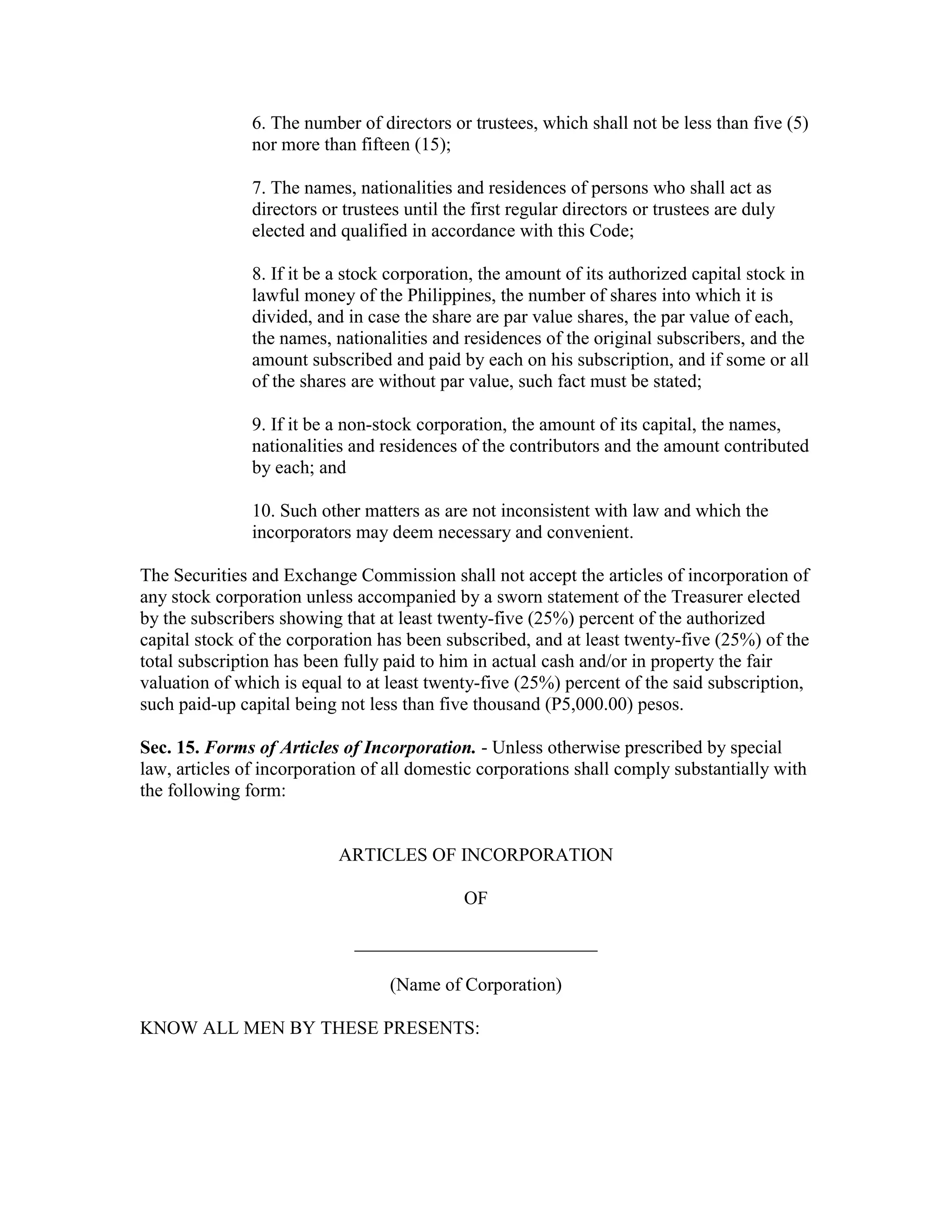 Philippines corporation code | PDF