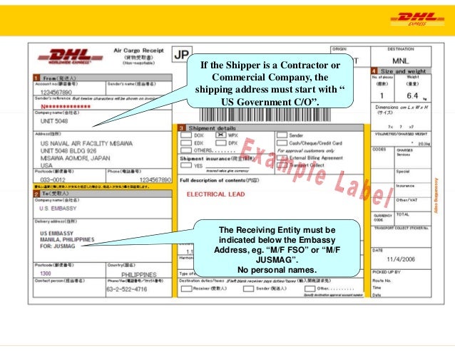 Philippines Customs Clearance - US Government