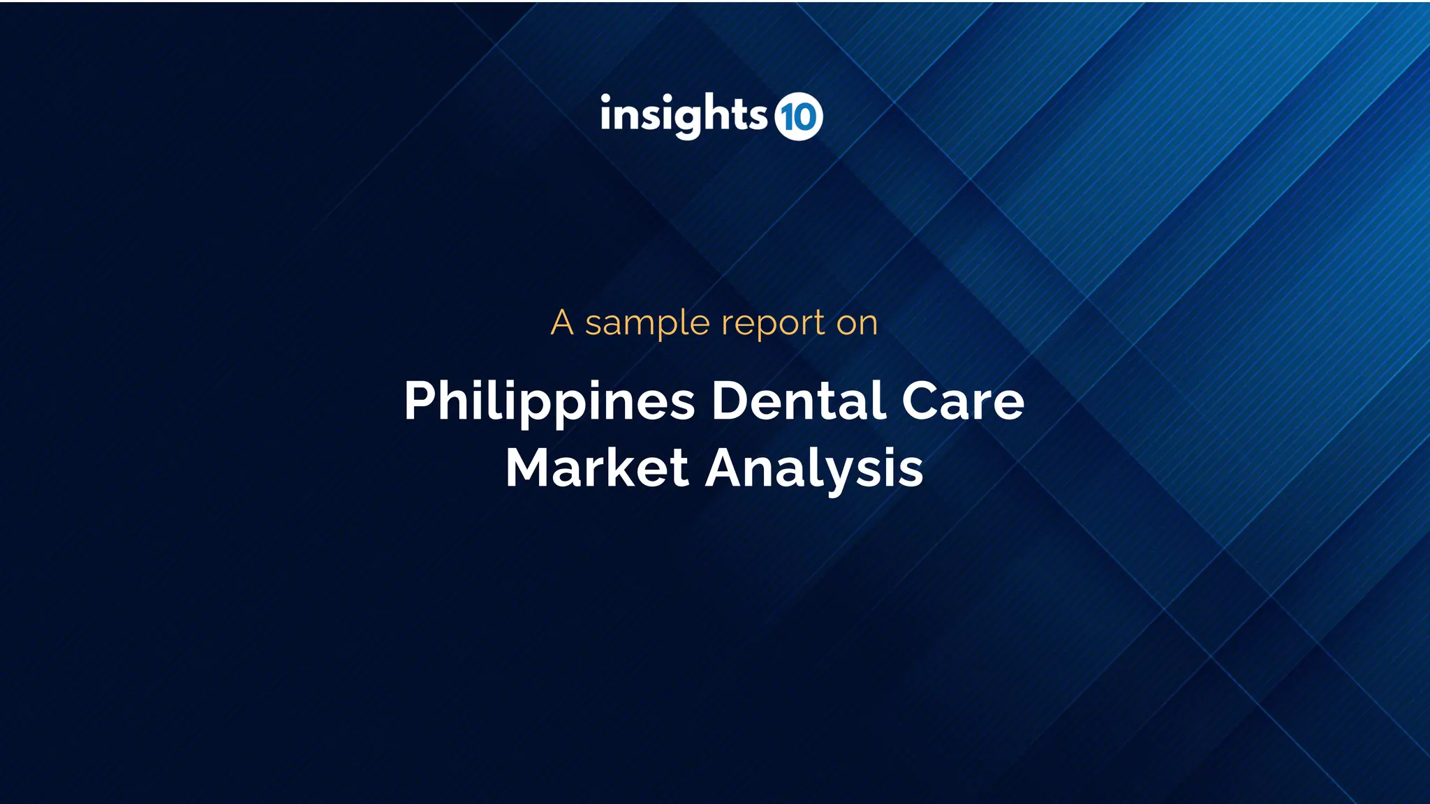Philippines Dental Care Market Analysis Sample Report | PDF