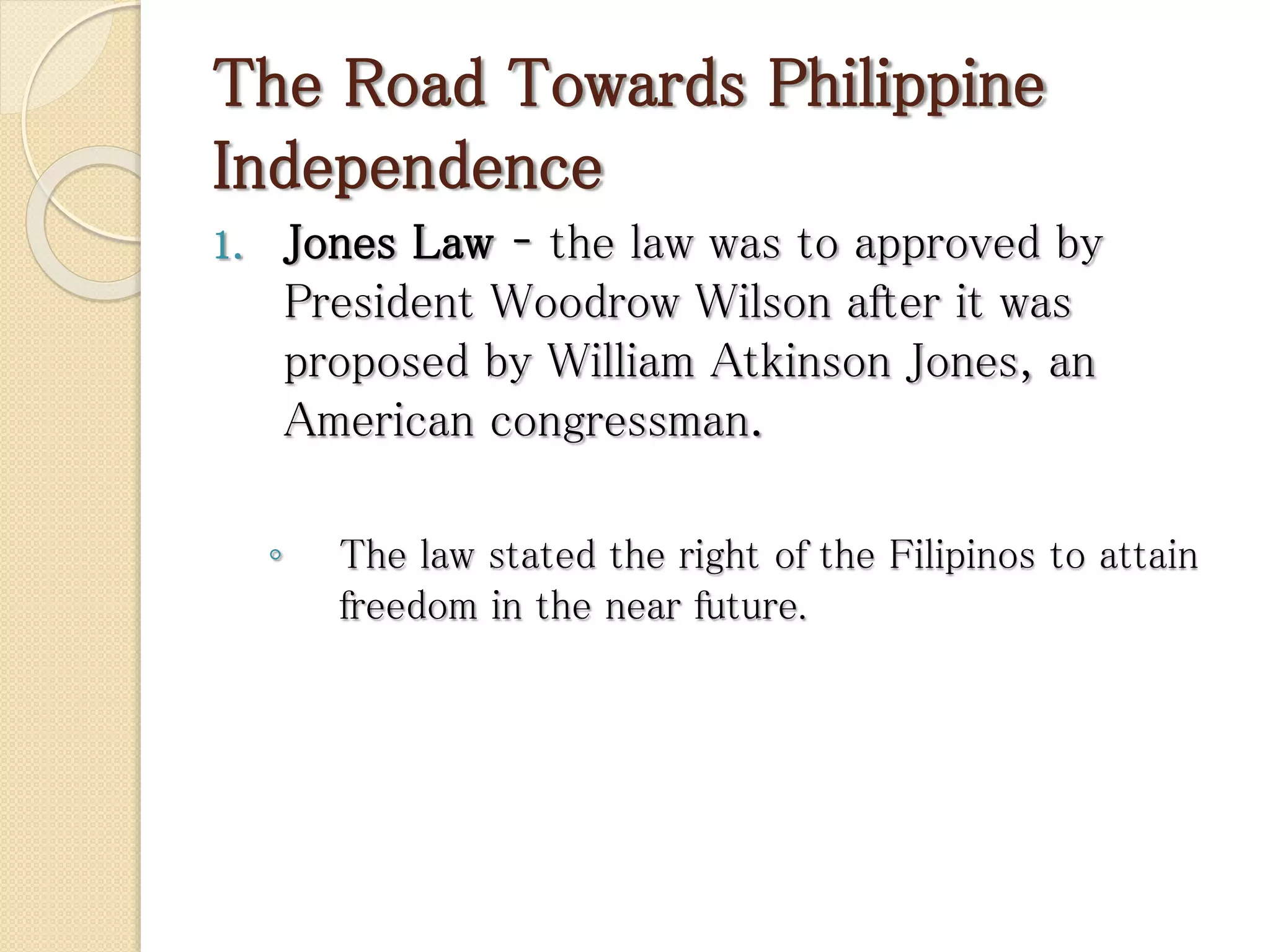Philippines During American Period | PPTX
