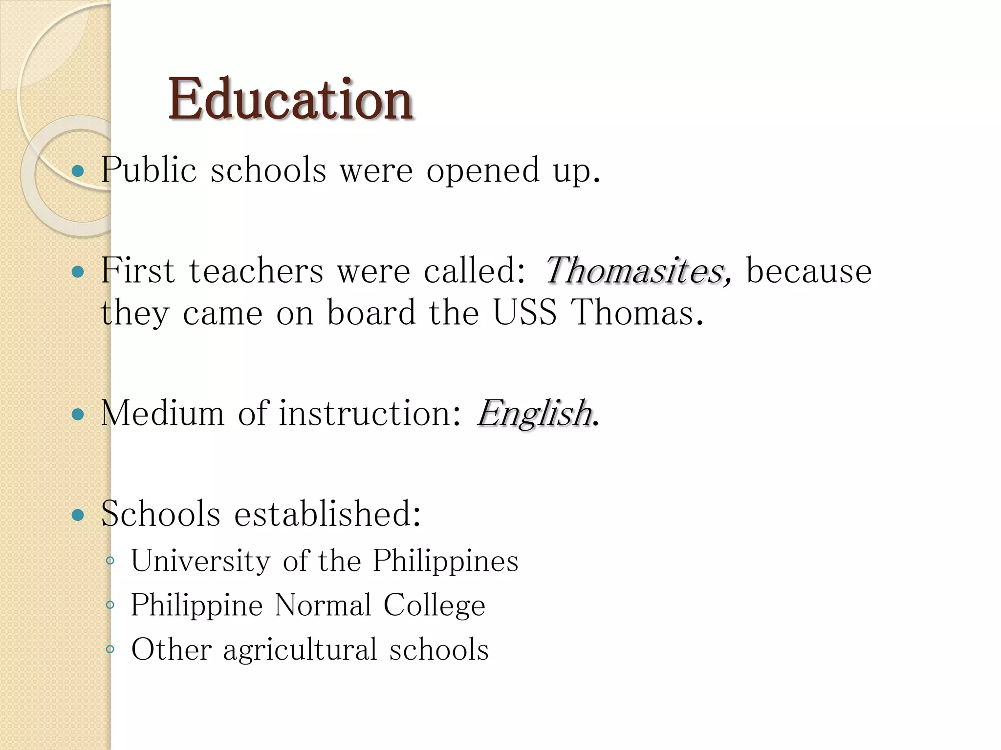 Philippines During American Period | PPTX