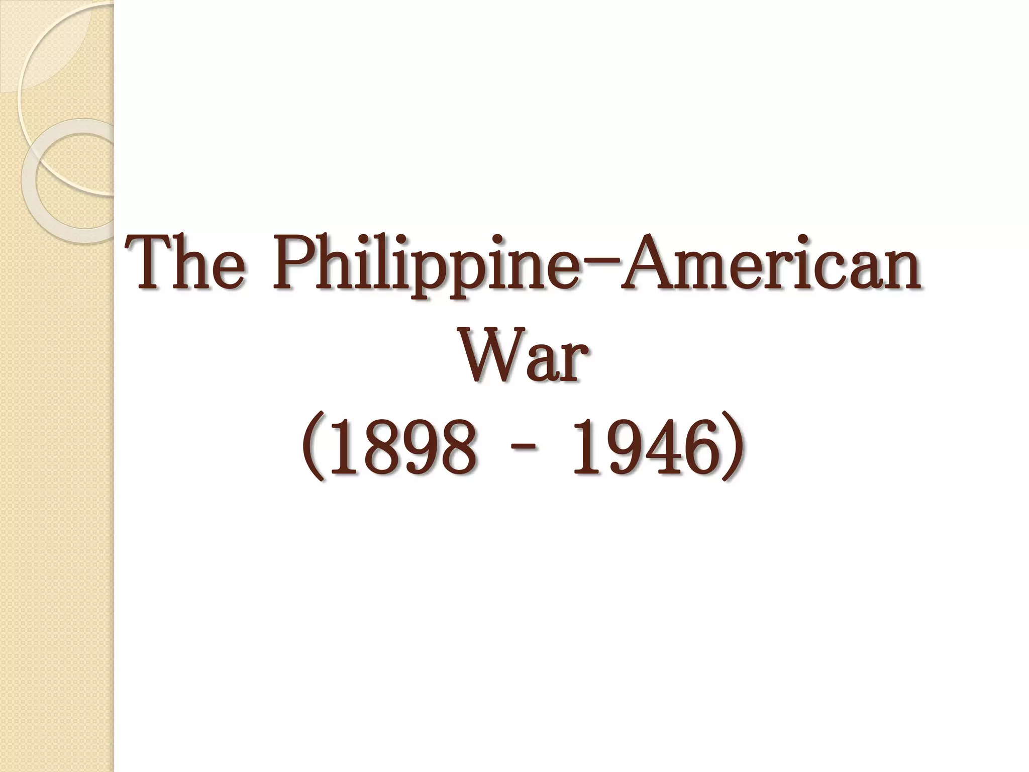 Philippines During American Period | PPTX