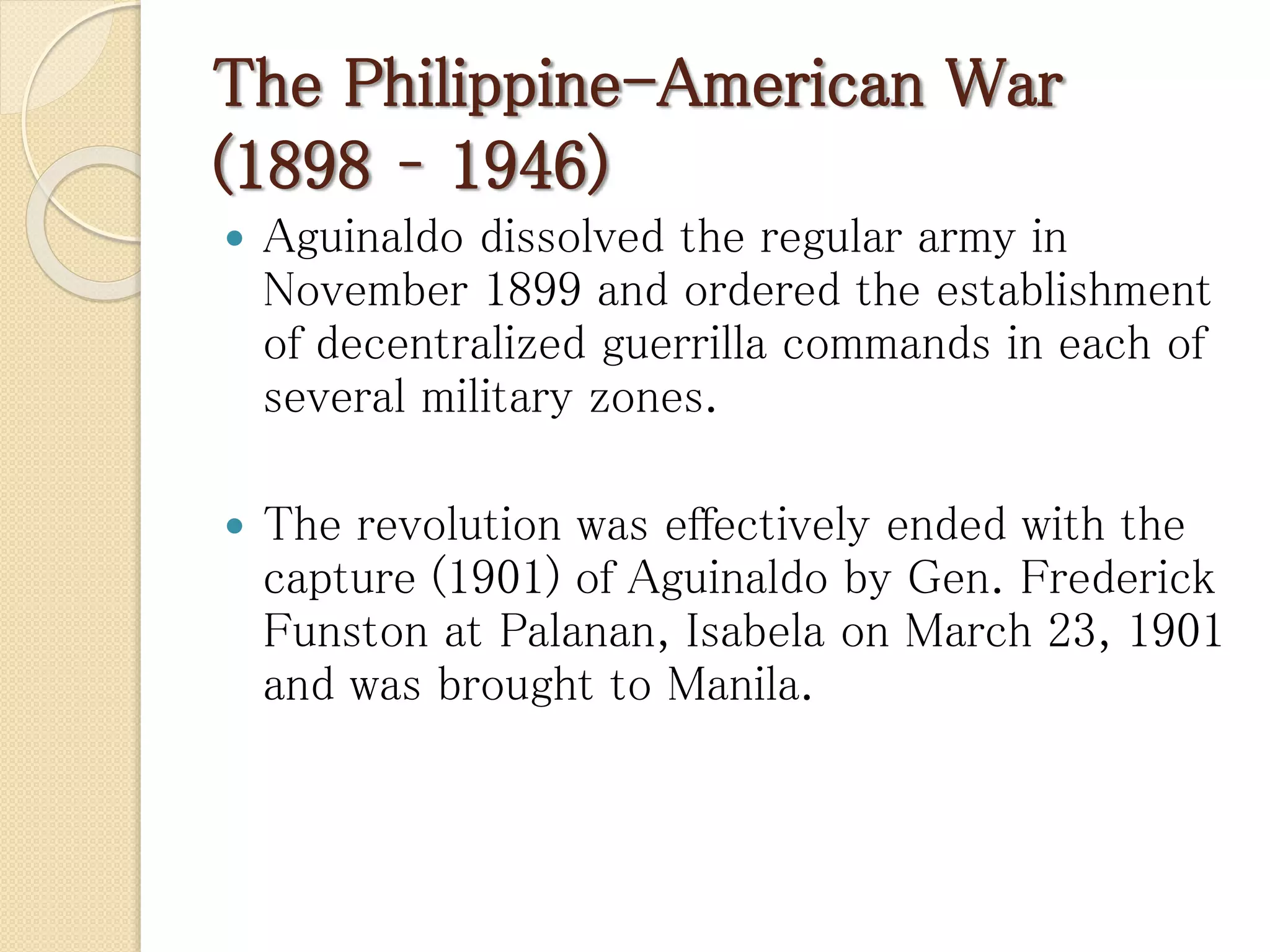 Philippines During American Period | PPTX