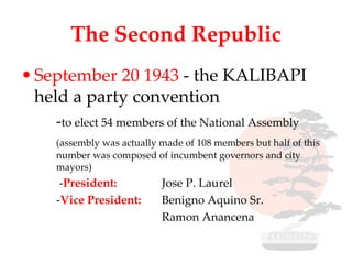 Philippines during japanese occupation (revised) | PPT