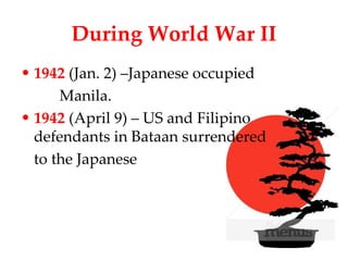 Philippines during japanese occupation (revised) | PPT