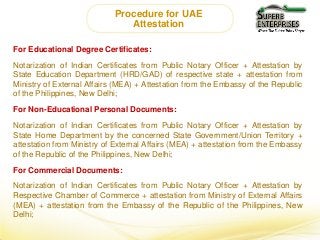 Philippines Embassy Certificate Attestation Services