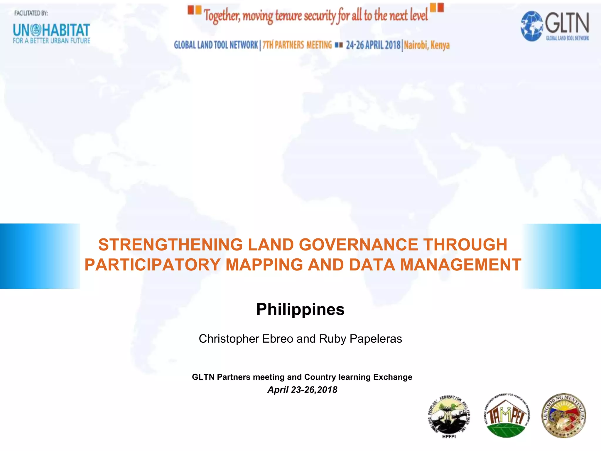 Strengthening Land Governance through Participatory Mapping and Data ...