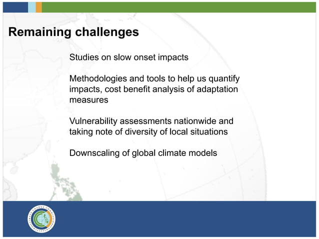NAP Process in the Philippines: Enhancing the National Climate Change ...