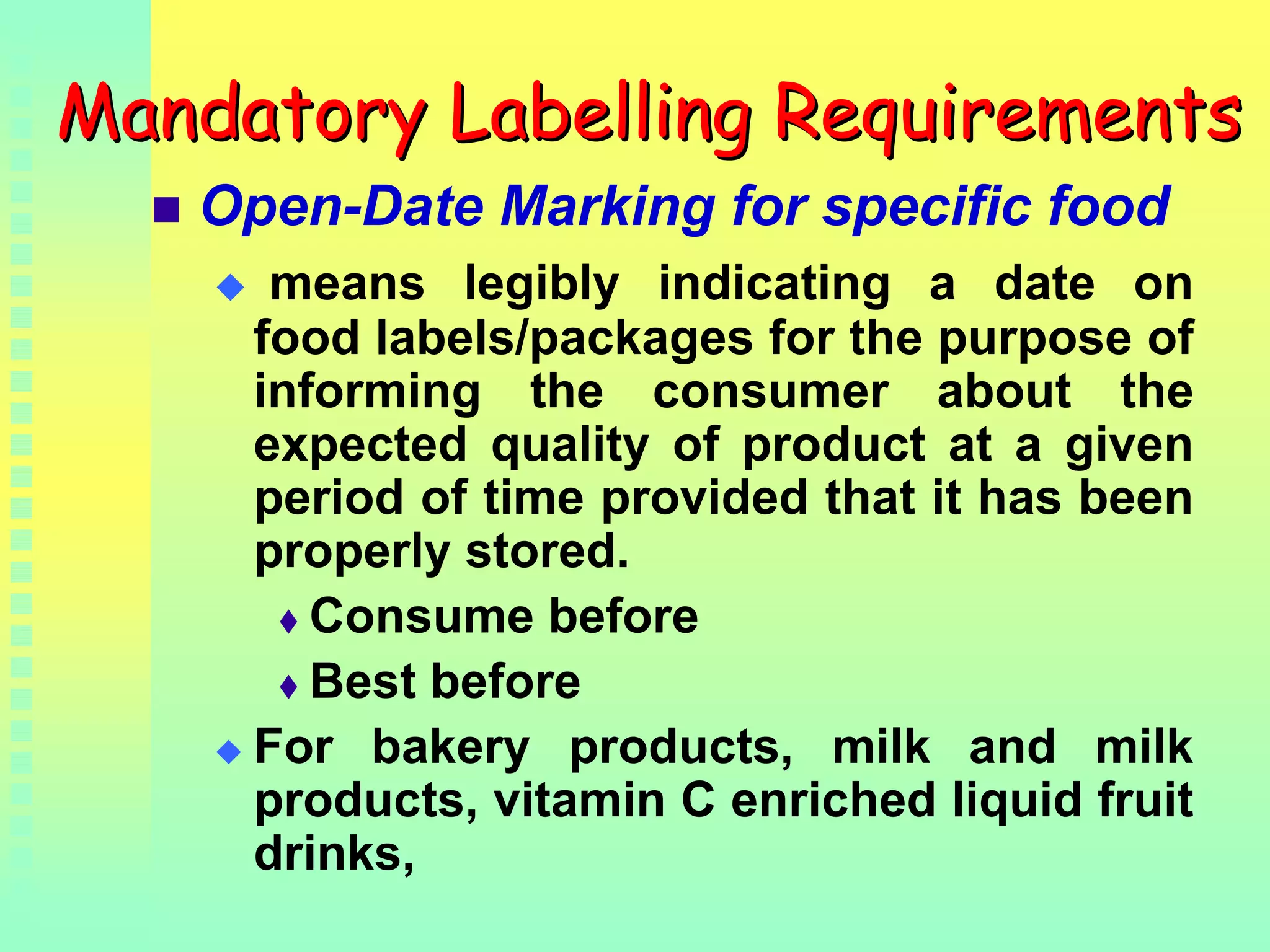 Philippines labeling requirements | PDF