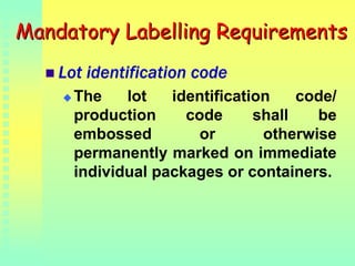 Philippines labeling requirements | PDF