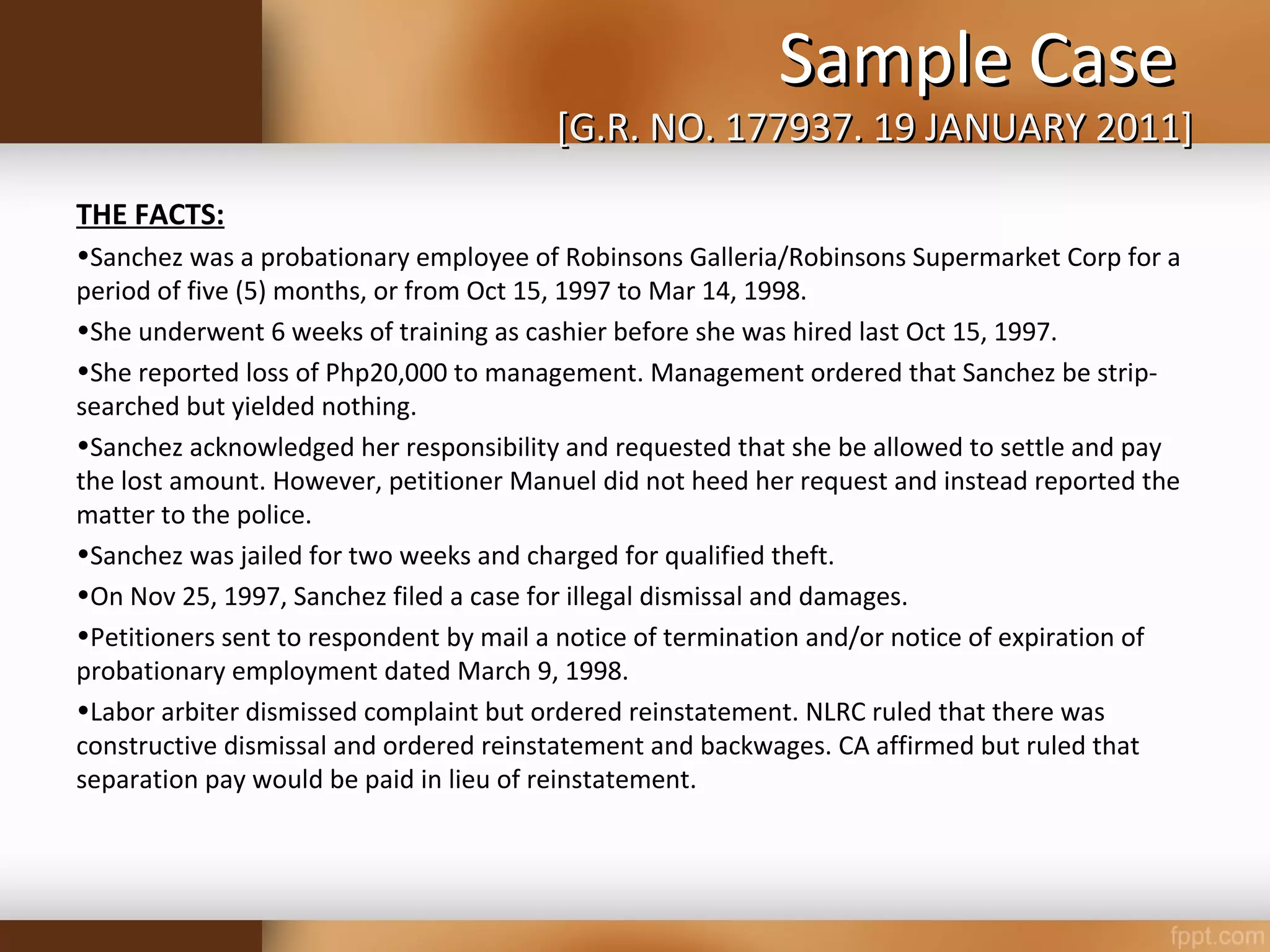 Security of Tenure and Kinds of Employment | PPT