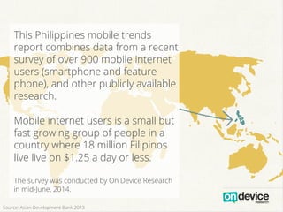 Philippines Mobile Internet Trends - On Device Research | PDF