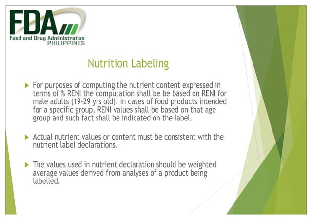 Philippines Nutrition and Labelling Claims 2015 | PDF | Healthy Cooking ...