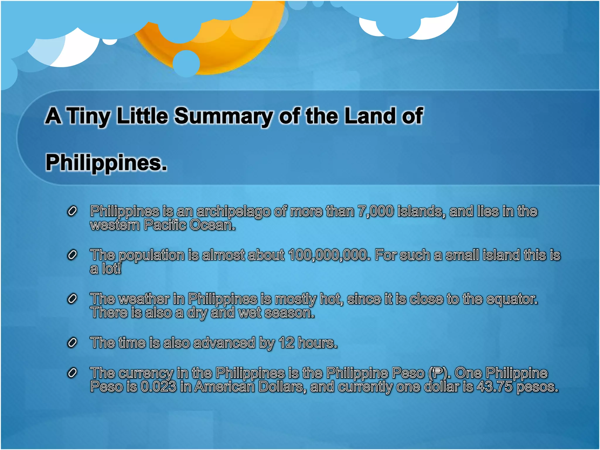 Philippines presentation! | PPTX