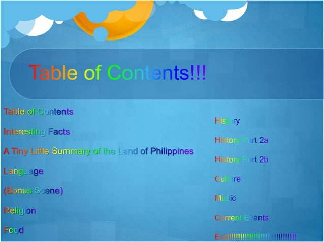 Philippines presentation! | PPTX