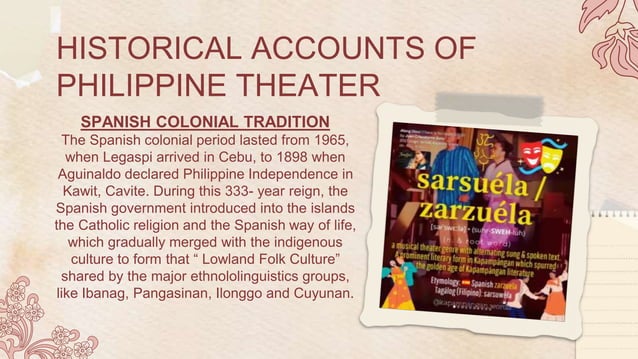 PHILIPPINE THEATER.pptx | Theater | Fine Art