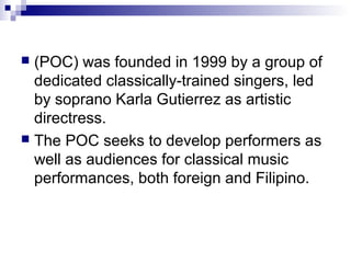 Philippine theater and performing groups arts | PPT