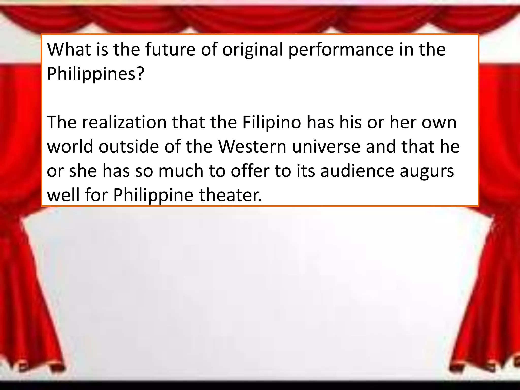 Philippine Theater Groups.pptx | Theater Venues | Attractions