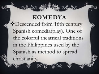 Philippine theatre | PPTX