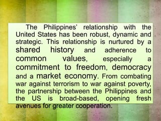 Philippine-USA Relation | PPTX